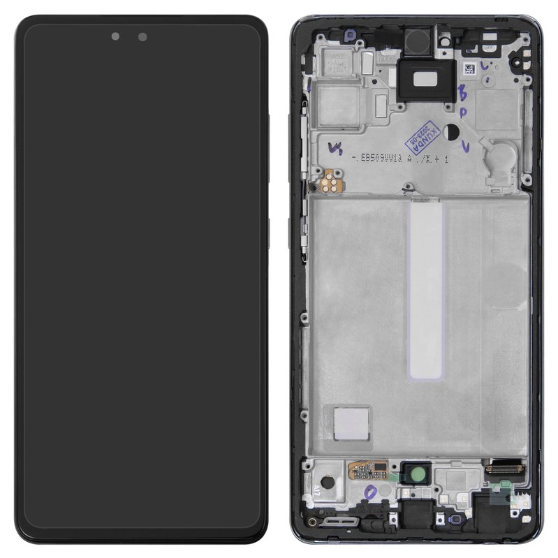 LCD compatible with Samsung A525 Galaxy A52, A526 Galaxy A52 5G, (black ...