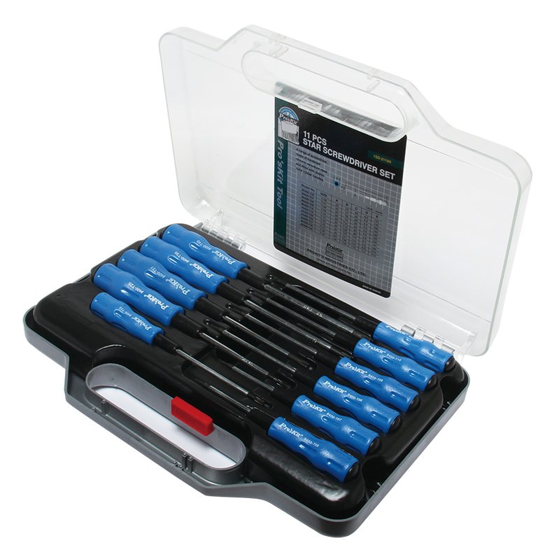 Torx Screwdriver Set Pro'sKit 1SD-2119N (11 pcs) - ToolBoom